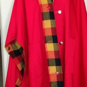 Vintage 1960s Cape | Jackets & Coats | Reversible Cape From The 96s ...